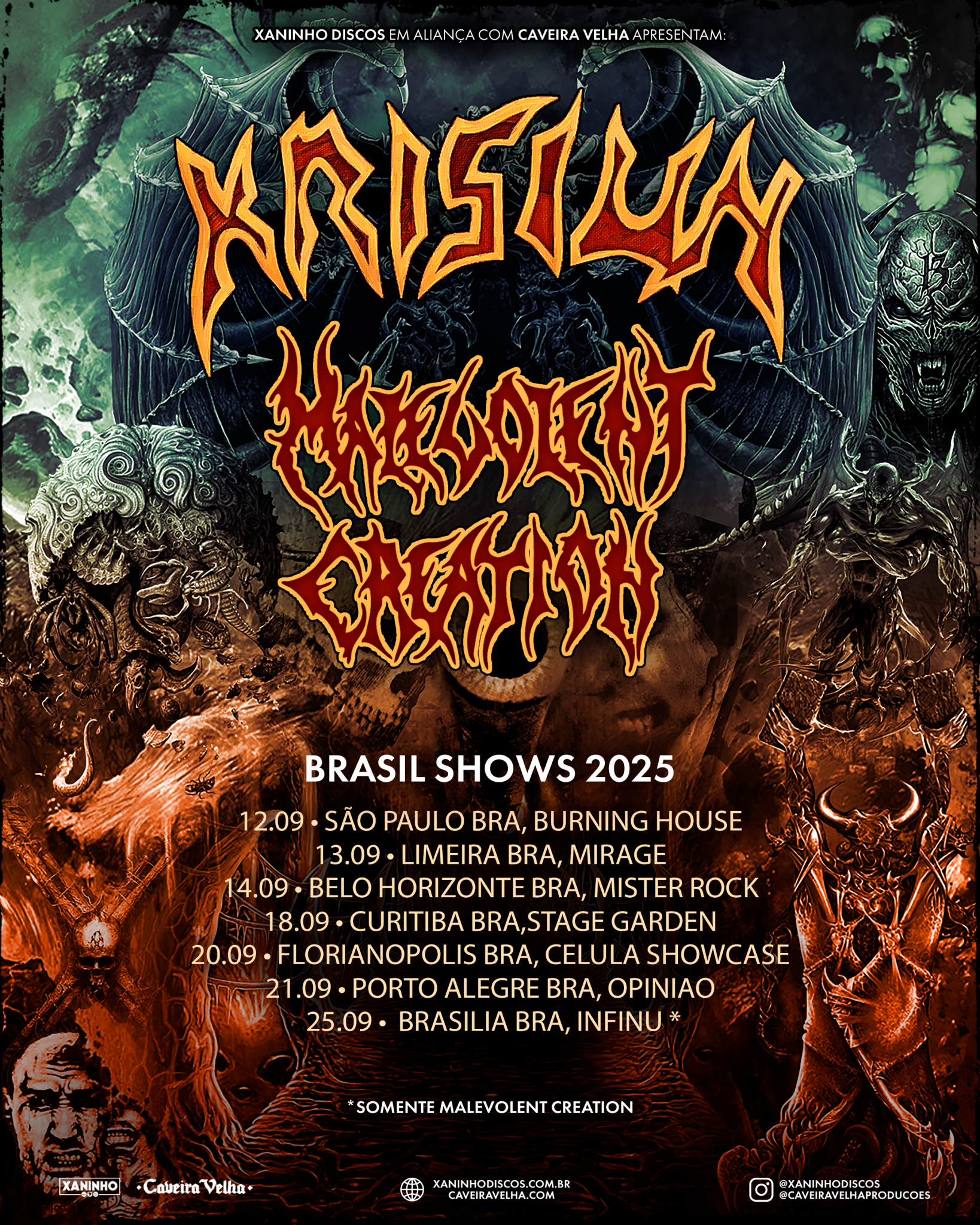 Cradle of Filth volta ao Brasil em agosto com turnê do 14º álbum, The ...